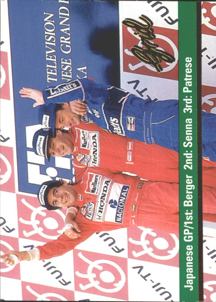 Gerhard Berger Racing Price Guide | Gerhard Berger Trading Card Value ...