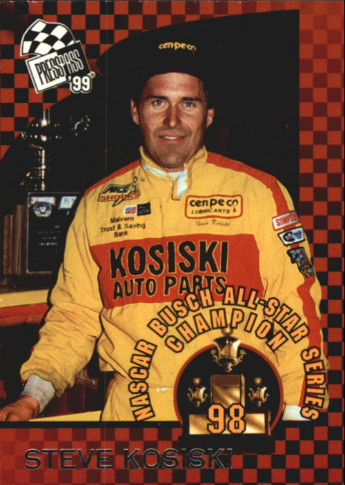 Steve Kosiski Racing Price Guide | Steve Kosiski Trading Card Value ...