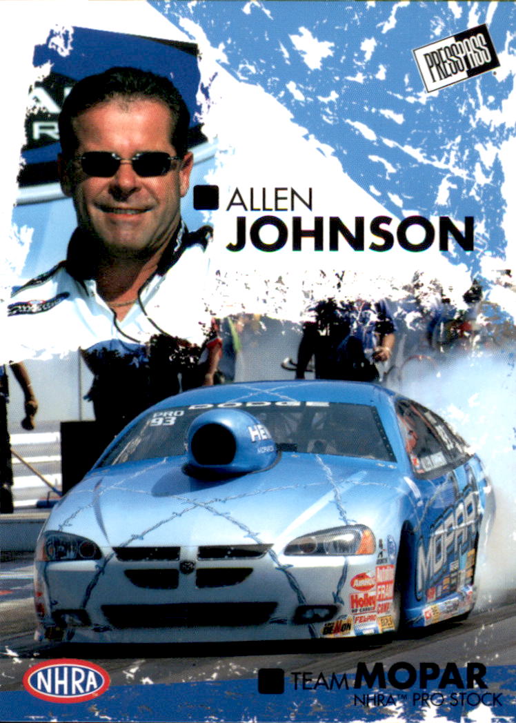 Buy Allen Johnson Cards Online | Allen Johnson Racing Price Guide - Beckett