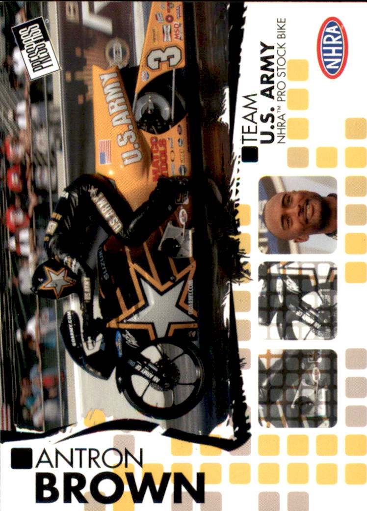 Antron Brown Racing Price Guide | Antron Brown Trading Card Value – Beckett