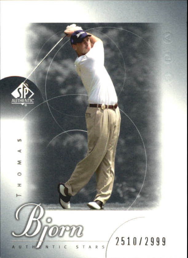 Thomas Bjorn Golf Price Guide | Thomas Bjorn Trading Card Value – Beckett