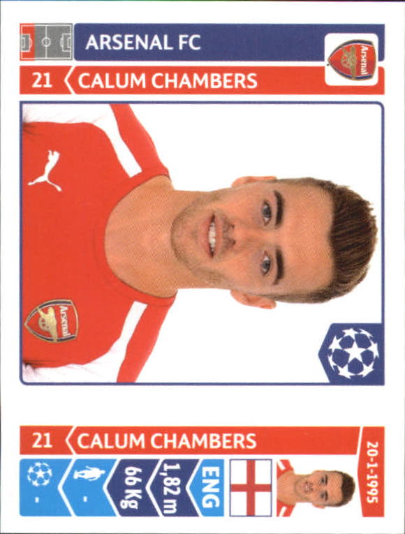 Calum Chambers Soccer Price Guide | Calum Chambers Trading Card Value ...