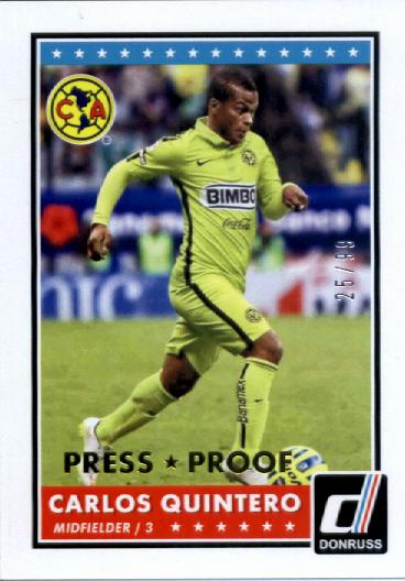Carlos Quintero Soccer Price Guide | Carlos Quintero Trading Card Value ...