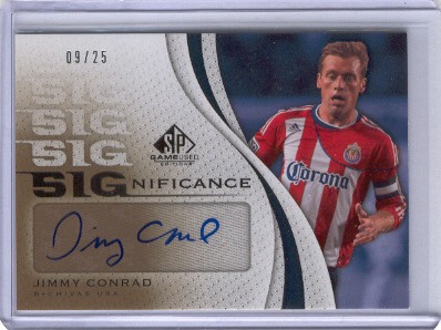 Jimmy Conrad Soccer Price Guide | Jimmy Conrad Trading Card Value – Beckett