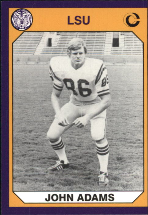Buy John LSU Adams Cards Online | John LSU Adams Football Price Guide ...