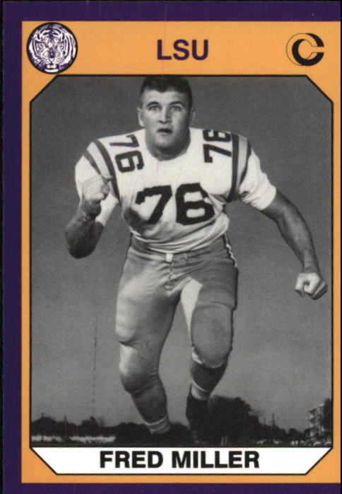 Buy Fred LSU Miller Cards Online | Fred LSU Miller Football Price Guide ...