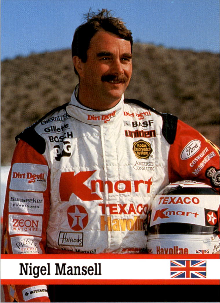 Nigel Mansell Racing Price Guide | Nigel Mansell Trading Card Value ...