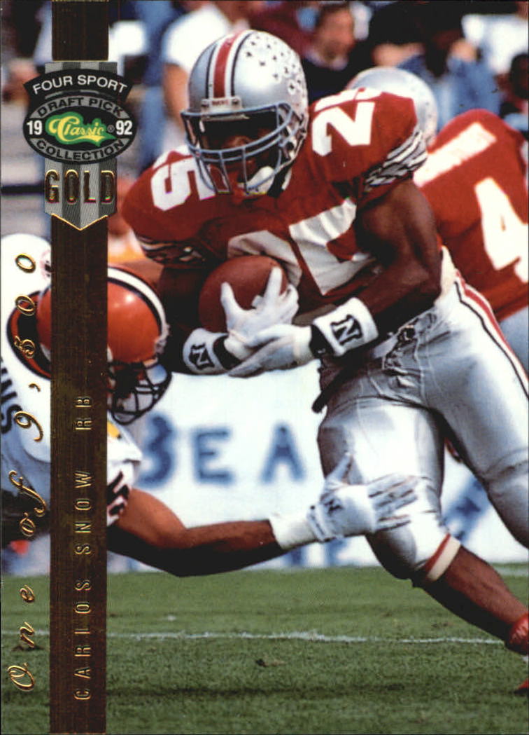 Carlos Snow Football Price Guide | Carlos Snow Trading Card Value – Beckett