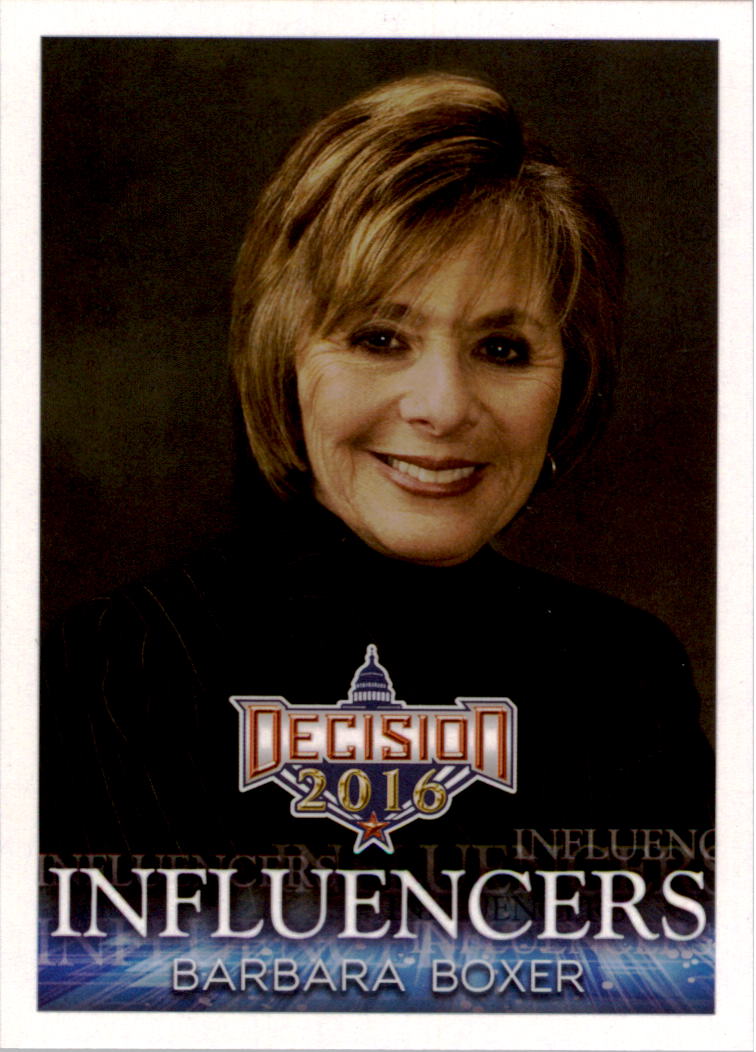 Barbara Boxer Non-sports Price Guide | Barbara Boxer Trading Card Value ...