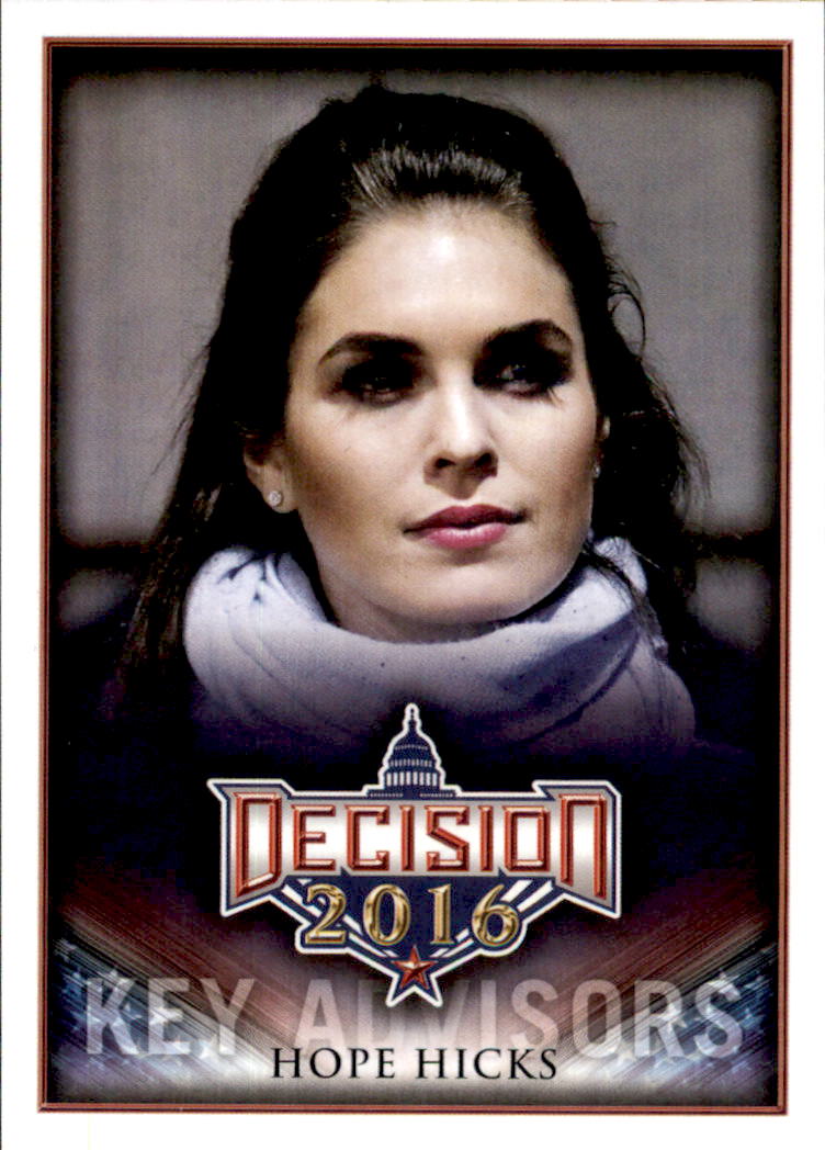 Hope Hicks Non-sports Price Guide | Hope Hicks Trading Card Value – Beckett