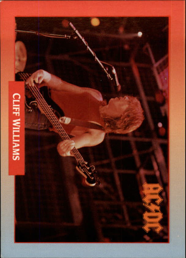 Cliff Williams Non-sports Price Guide | Cliff Williams Trading Card ...
