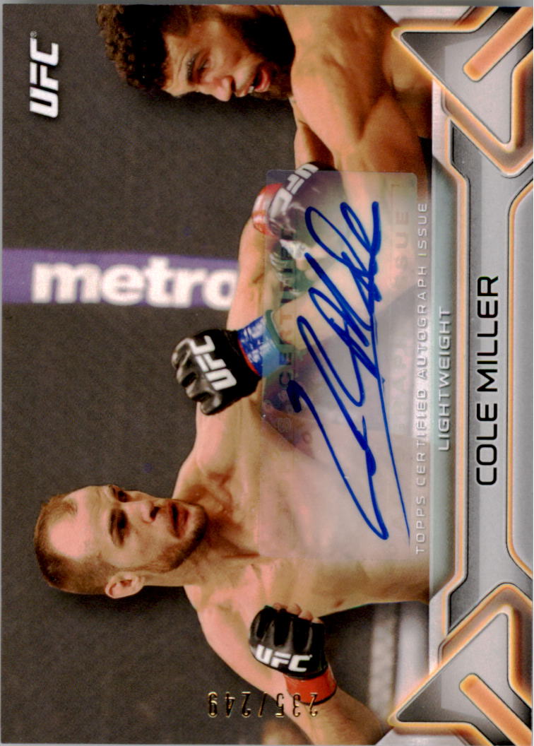 Buy Cole Miller Cards Online | Cole Miller MMA Price Guide - Beckett