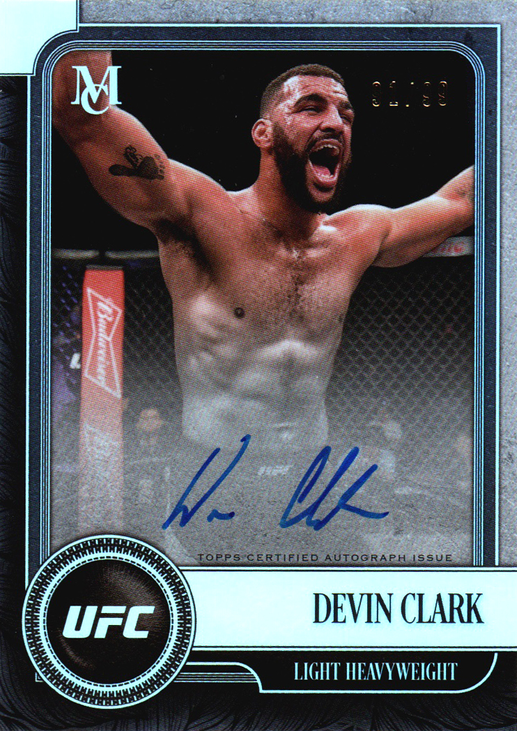 Devin Clark MMA Price Guide | Devin Clark Trading Card Value – Beckett