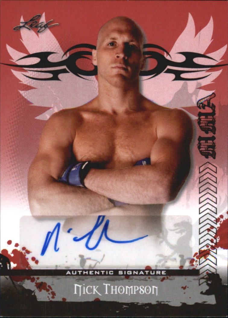 Nick Thompson MMA Price Guide | Nick Thompson Trading Card Value – Beckett
